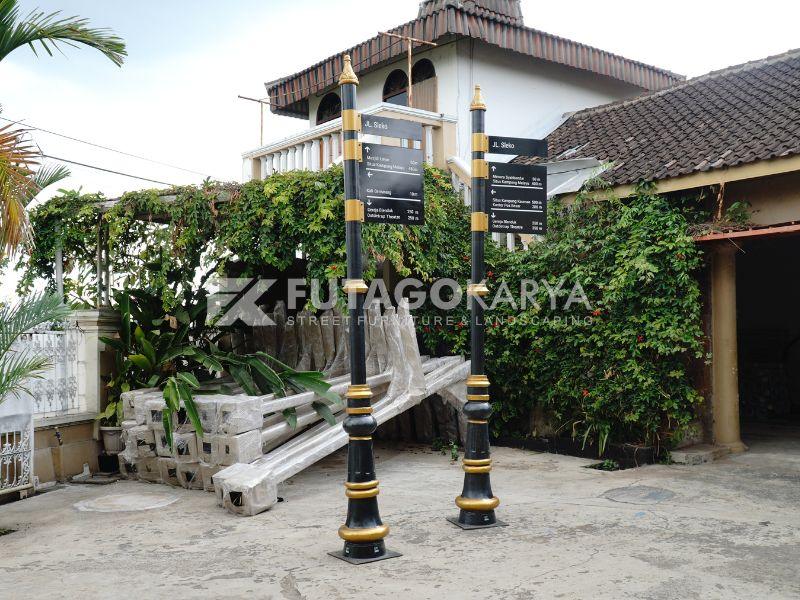 Jasa Pembuatan Tiang Papan Nama Jalan Tahan Lama - Futago Karya