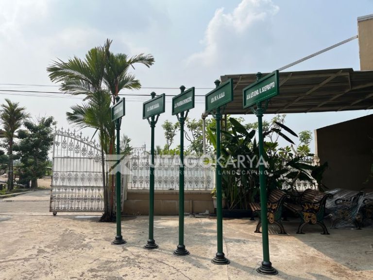 Tiang Nama Jalan Papan Penunjuk Arah Tahan Lama - Futago Karya